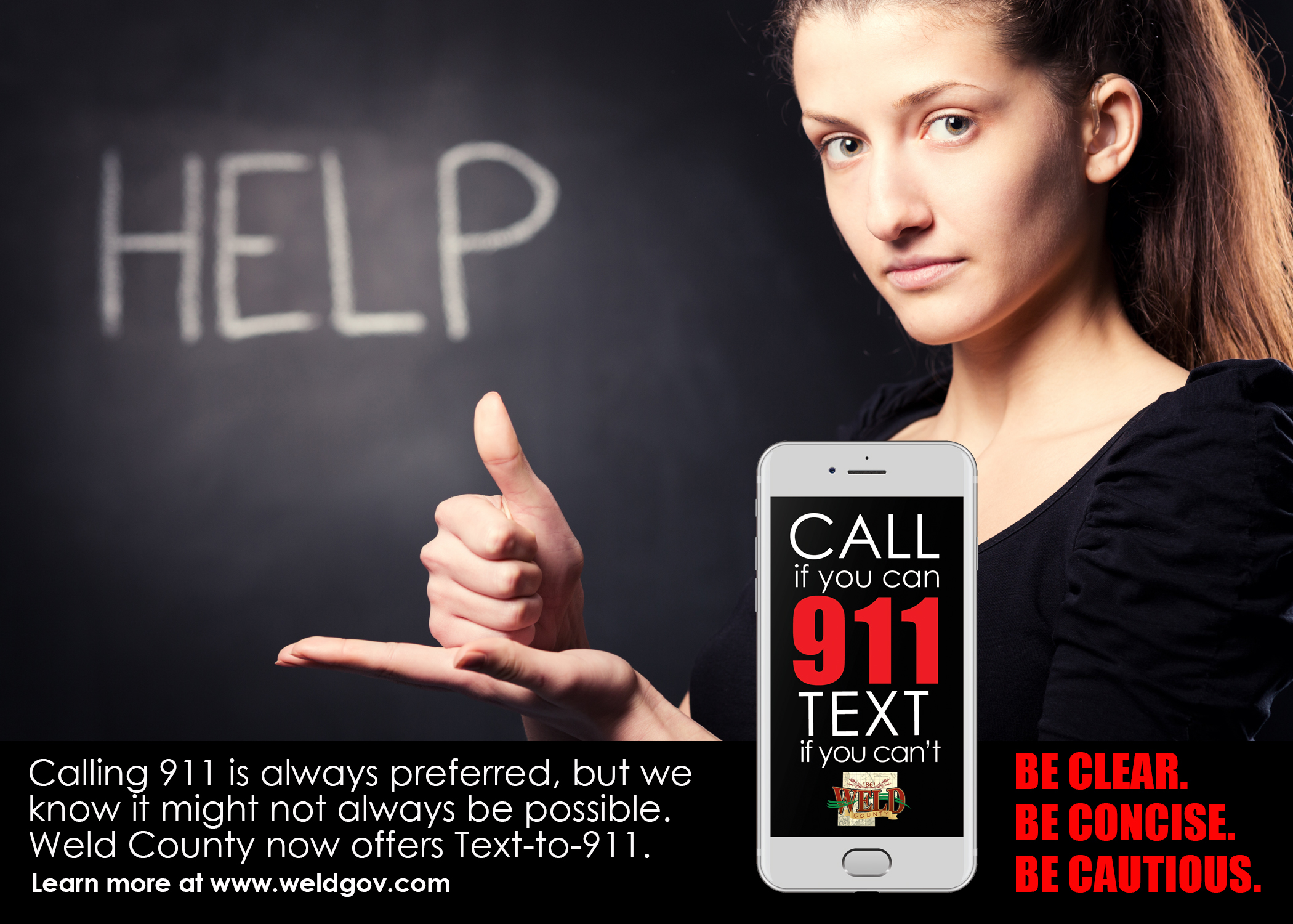 Text-to-911 Services – Weld County