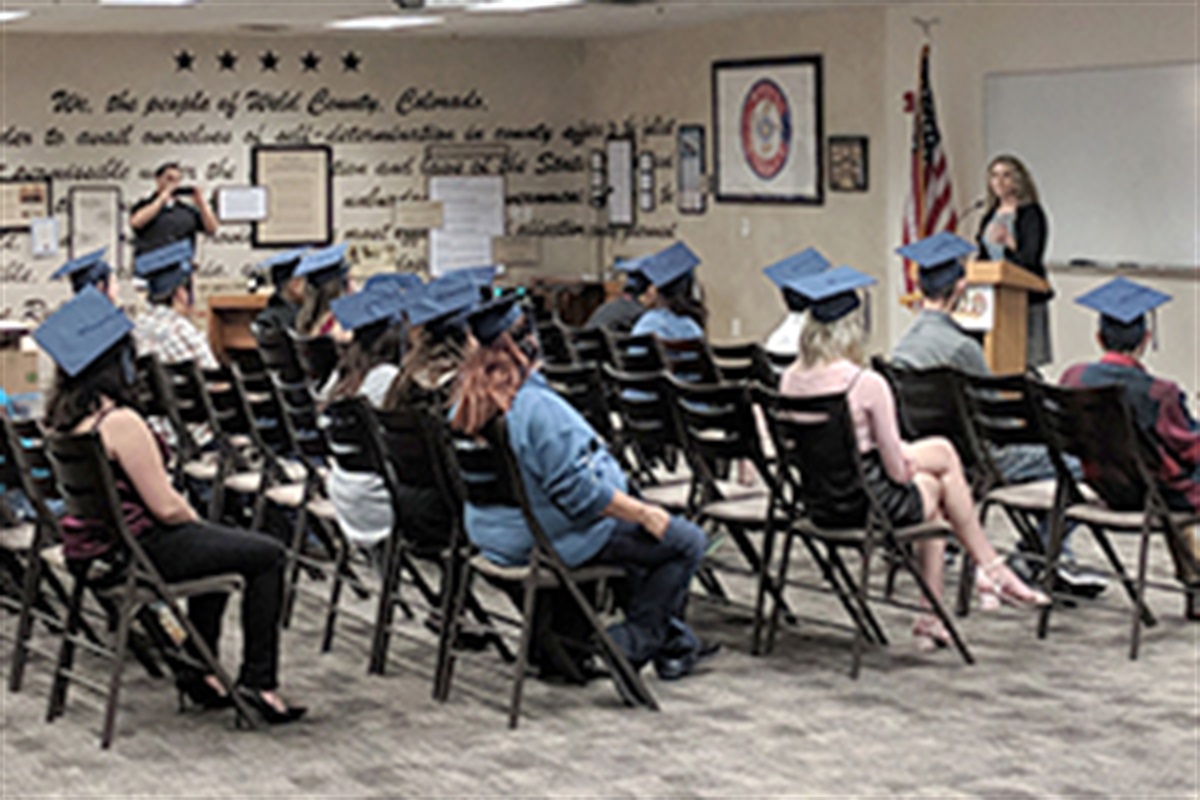 Hats Off to Employment Services of Weld County GED Grads – Weld County